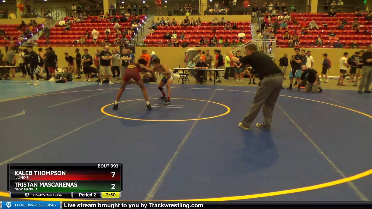 JR 120 Kaleb Thompson Illinois Vs Tristan Mascarenas New Mexico - YouTube
