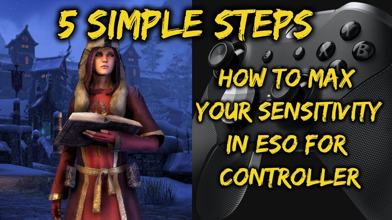 How to Max Your Sensitivity in ESO on Controller!!! - YouTube
