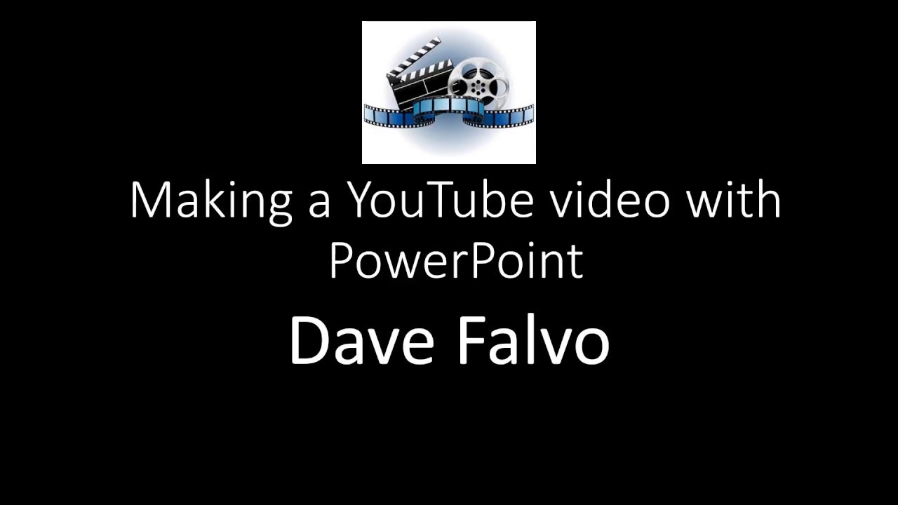 Making a presentation video for YouTube using PowerPoint, simply but ...