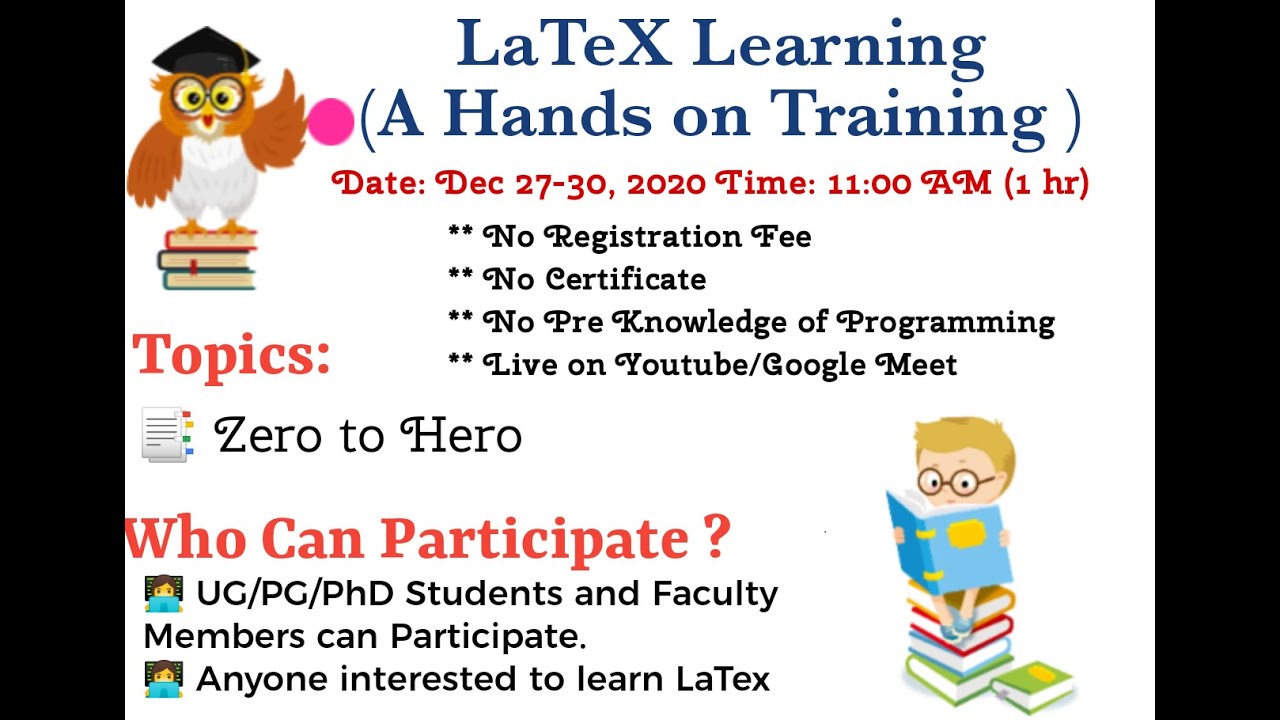 Free Latex Complete Course || A Hands on Training || Free for all - YouTube