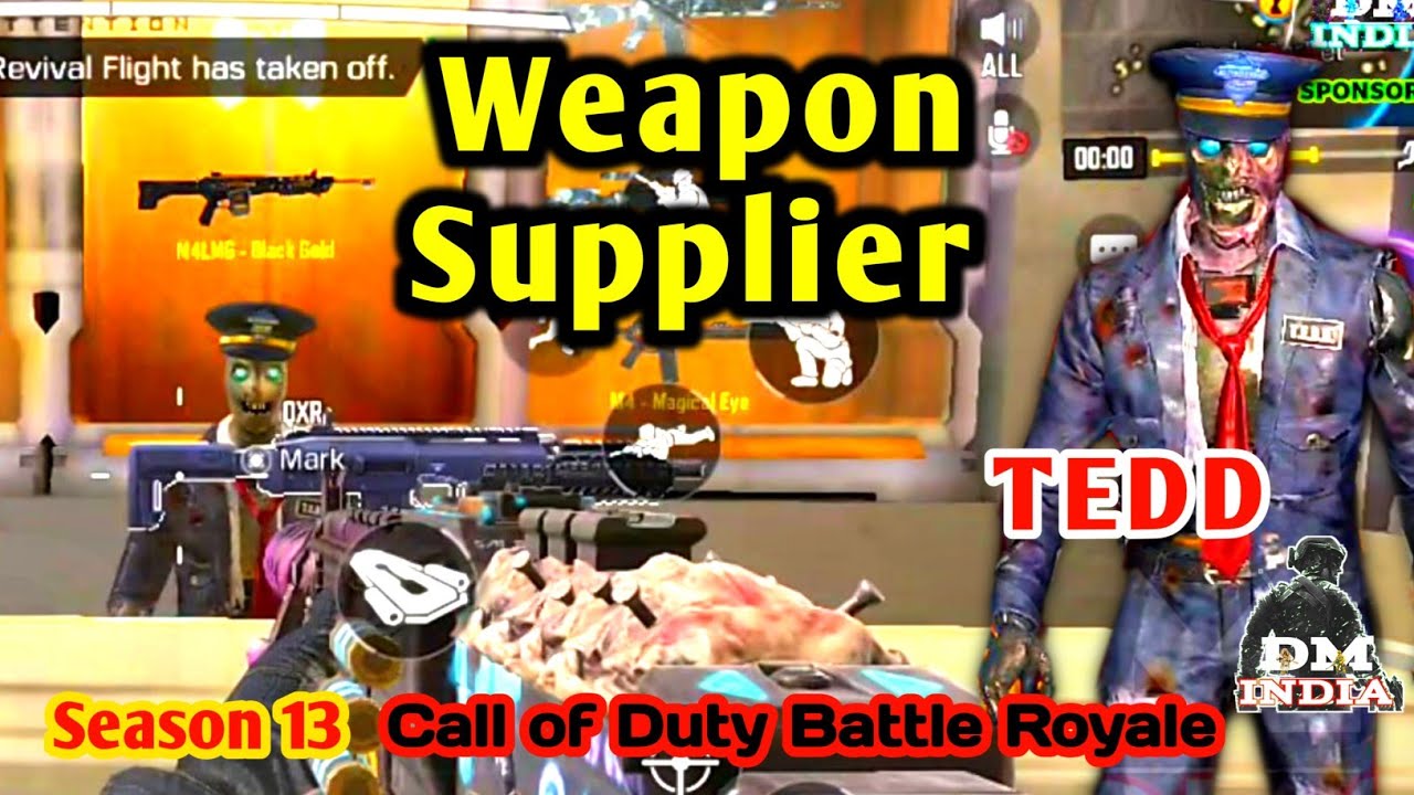 TEDD Weapon Supplier - Season 13 Battle Royale Call of Duty Mobile ...