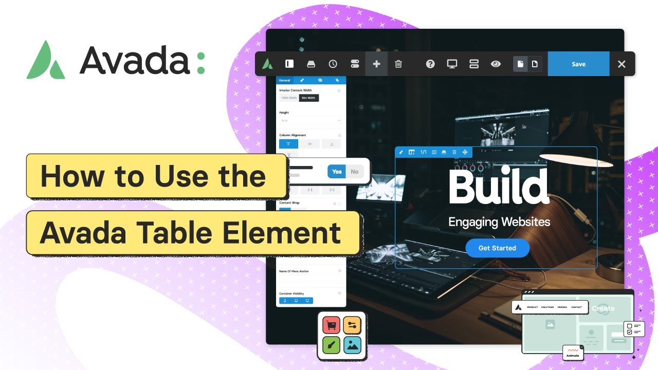 How to Use the Avada Table Element - YouTube