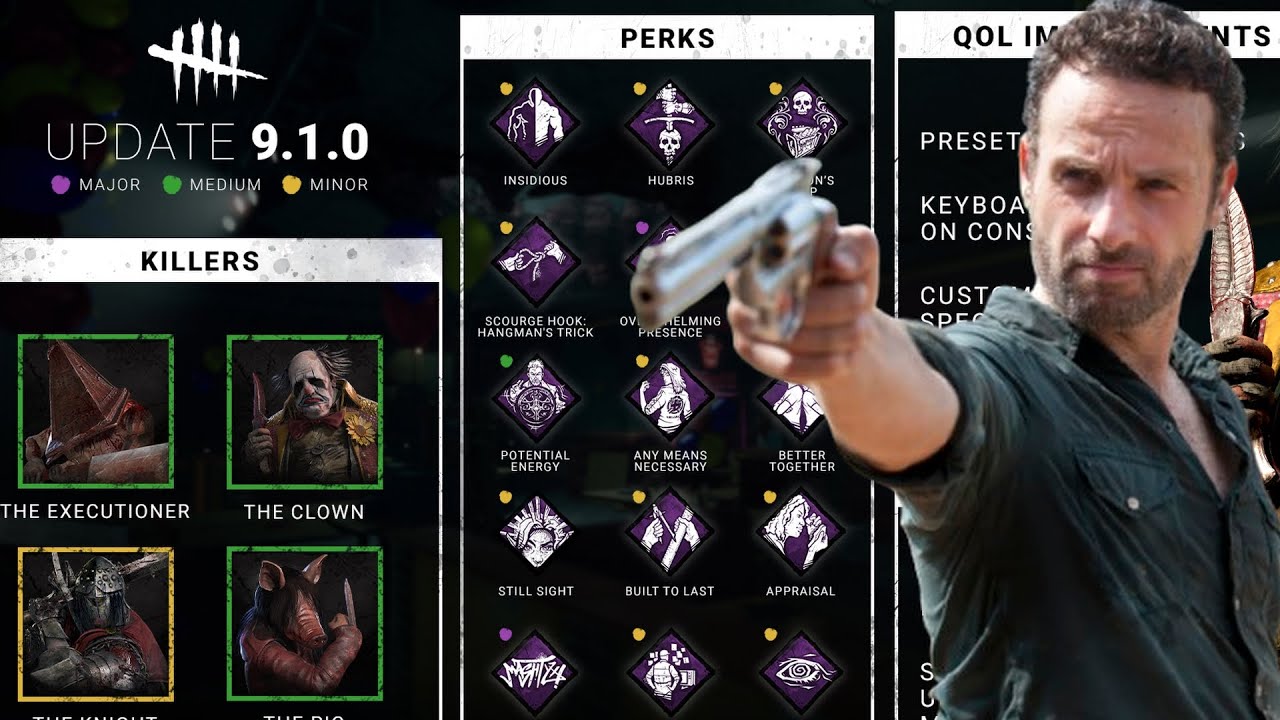 DBD 9.1.0 PTB & Update brings The Walking Dead #dbd #deadbydaylight ...