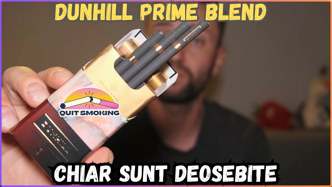 TIGARI DE NOTA 10 - DUNHILL PRIME BLEND Cu Tigarile Negre / REVIEW ...