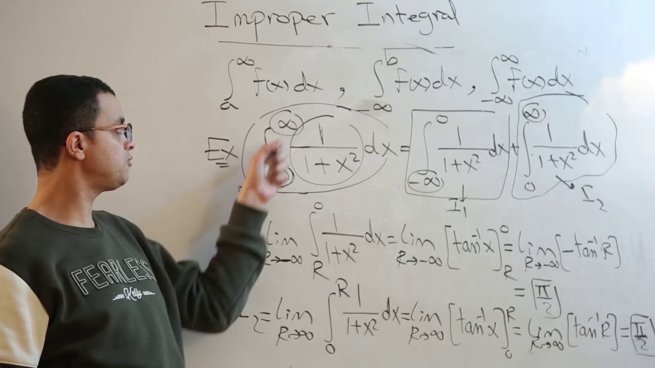 improper integral example 3 شرح - YouTube