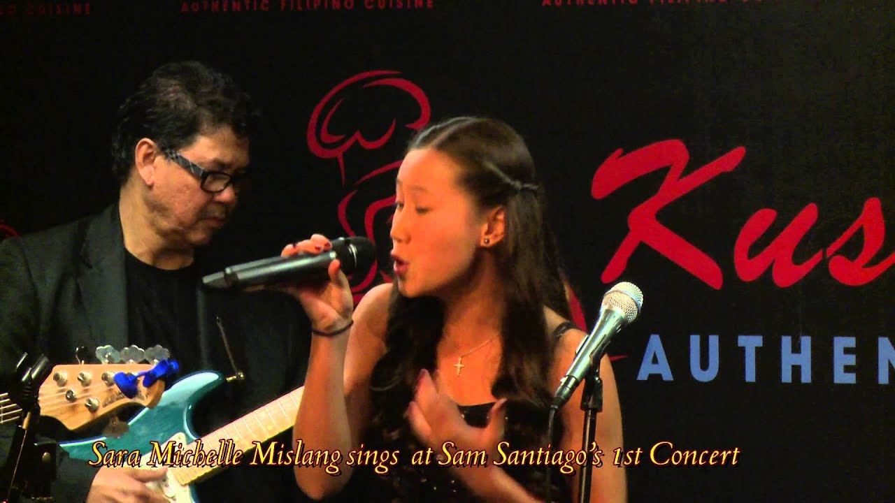Sara Michelle Mislang sings at Sam Santiago's 1st Concert - YouTube