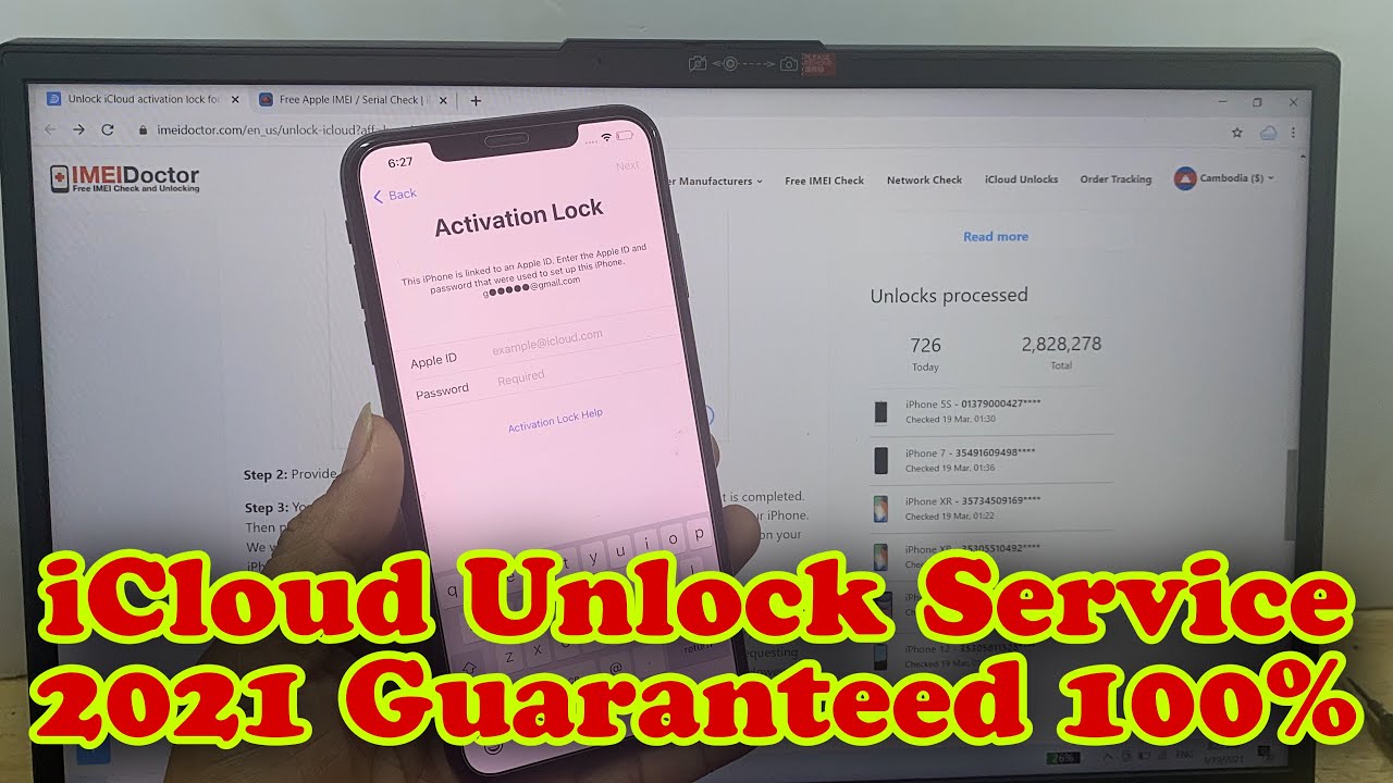 How to Unlock iCloud Activation Using Website 2021 - YouTube