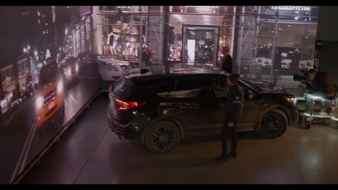 Rear Projection car shots in our studio - YouTube