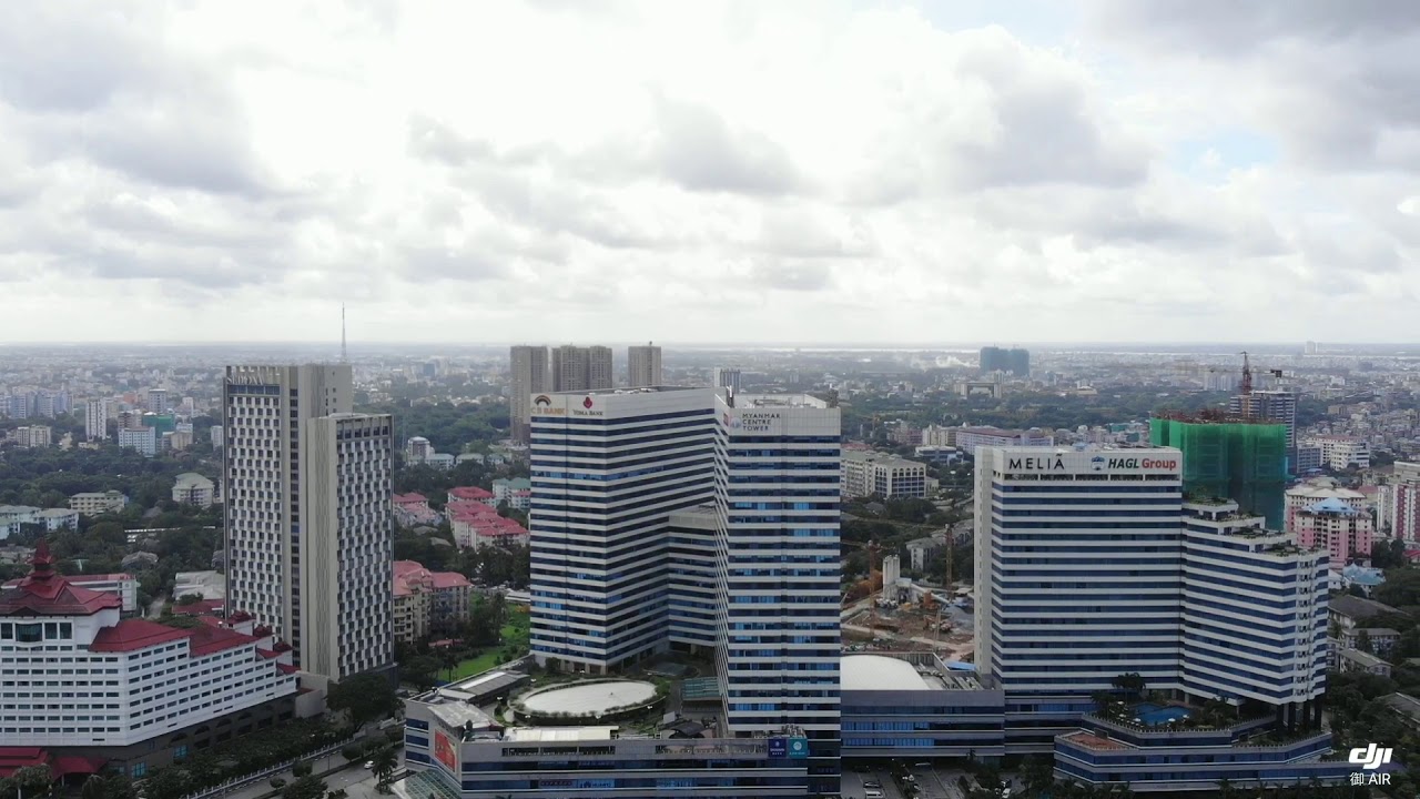 Yangon City view from Inya lake(Myanmar Plaza) - YouTube