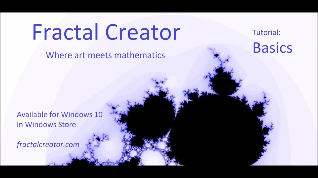 FractalCreator, tutorial basics - YouTube