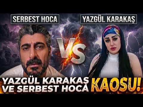 YAZGÜL KARAKAŞ-SERBEST HOCA KAVGASI! TİKTOK CANLI YAYINDA SON DAKİKA KAOS! (YAZGÜL SON HALİ) #yazgül