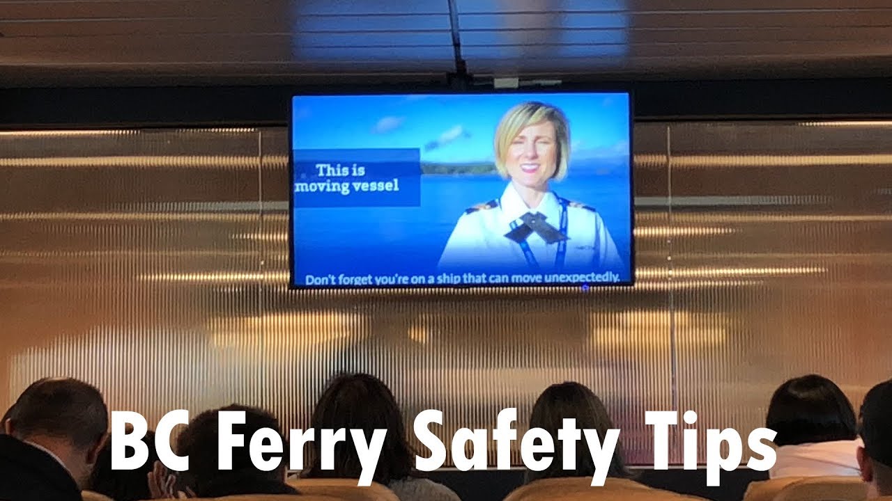 BC Ferry Safety Tips - YouTube