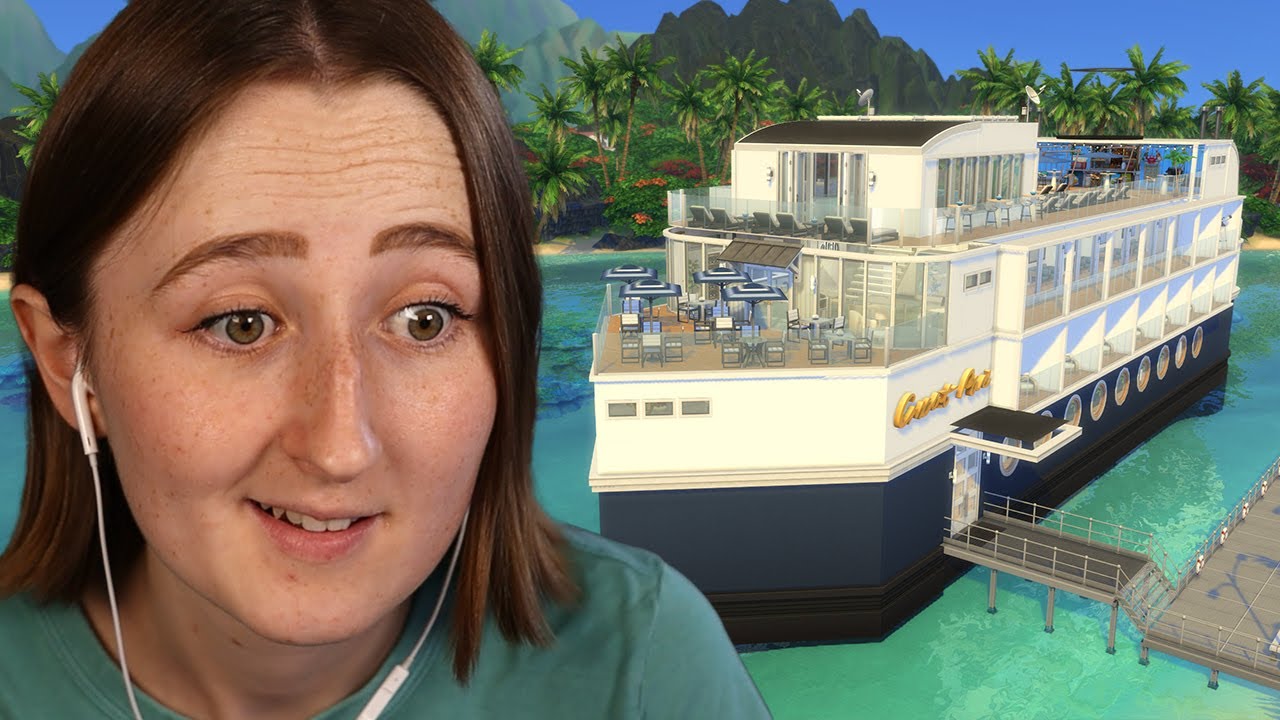 i built a giant cruise ship in the sims (Streamed 9/16/23) - YouTube