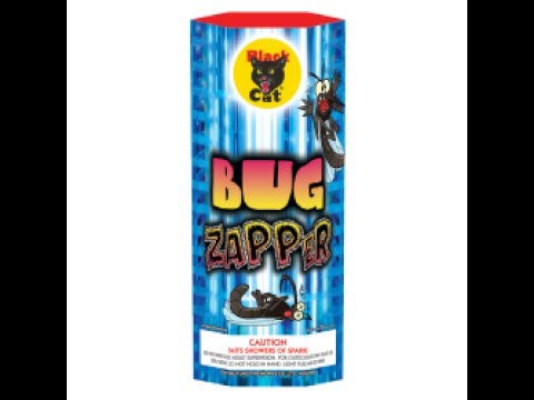 Black Cat Bug Zapper fountain firework - YouTube