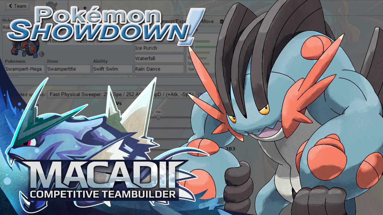Mega Swampert Pokemon Showdown OU Rain Team Building w. macadii (Smogon ...