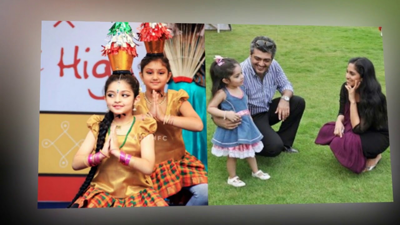 Actor Ajith Family Photos with Wife shalini, Daughter Anoushka, Son ...