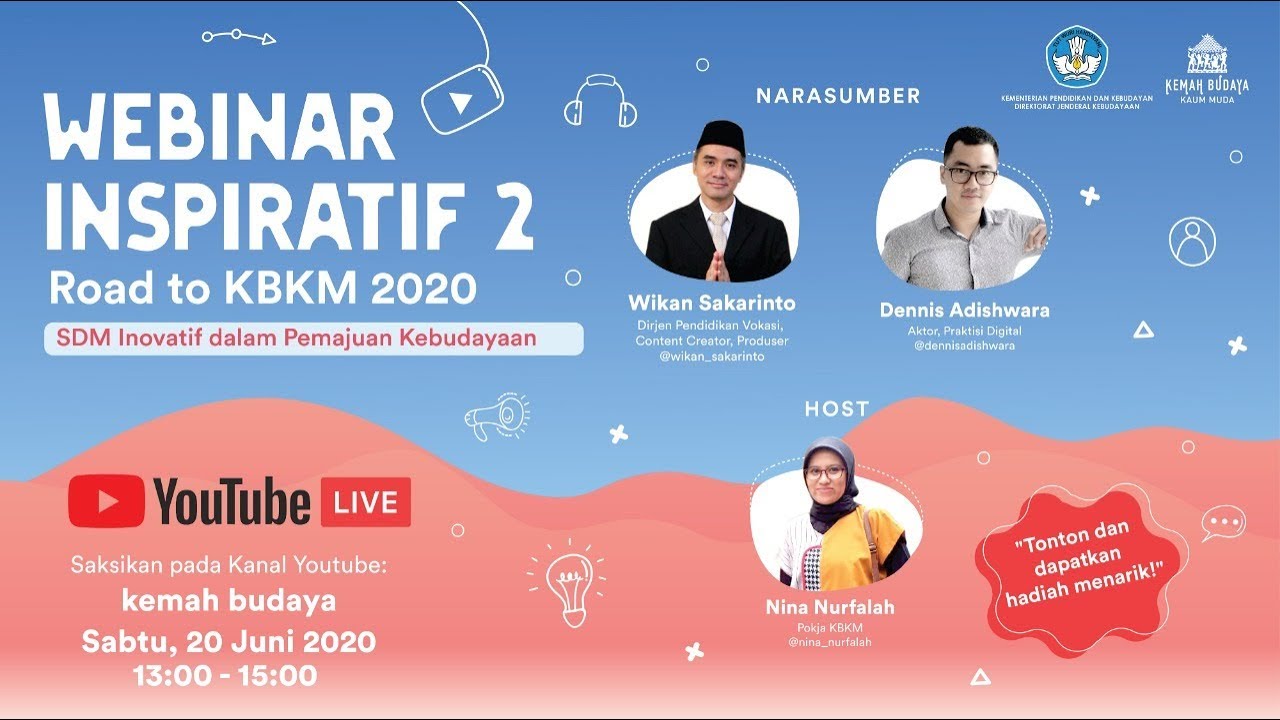 Webinar Inspiratif 2 " Road to KBKM 2020 " - YouTube