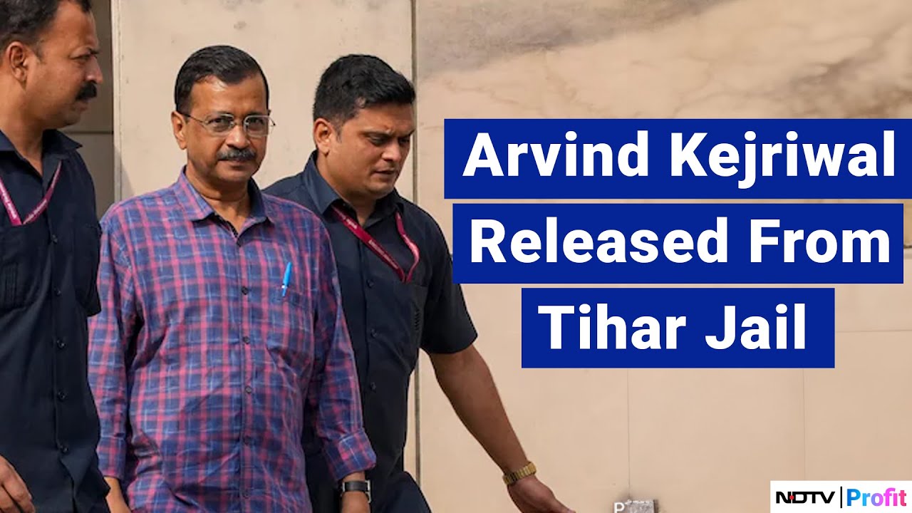 Arvind Kejriwal Released From Tihar Jail | NDTV Profit - YouTube