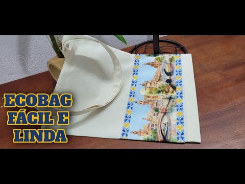 COMO FAZER UMA ECOBAG - YouTube