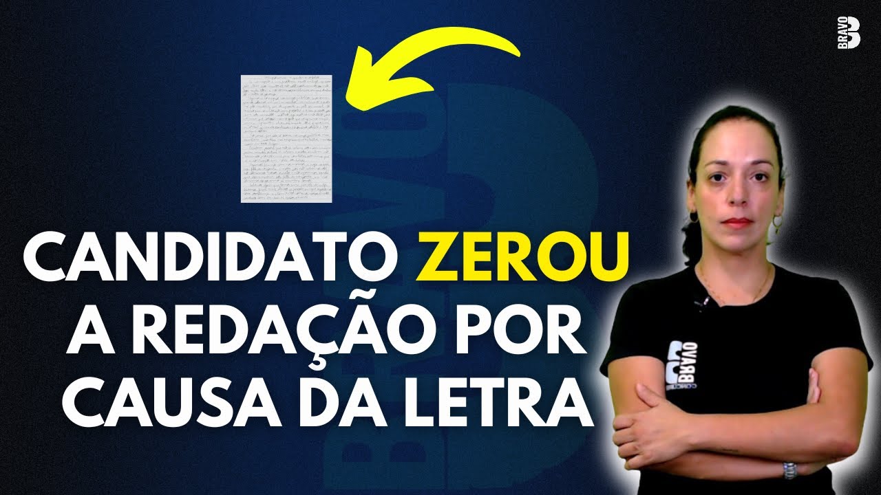 Letra feia pode zerar a redação? - YouTube