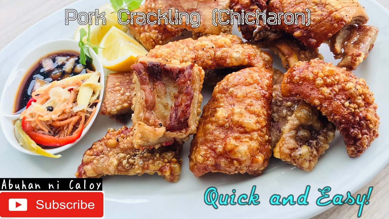 Quick and Easy to Cook Pork Crackling (Chicharon) - YouTube