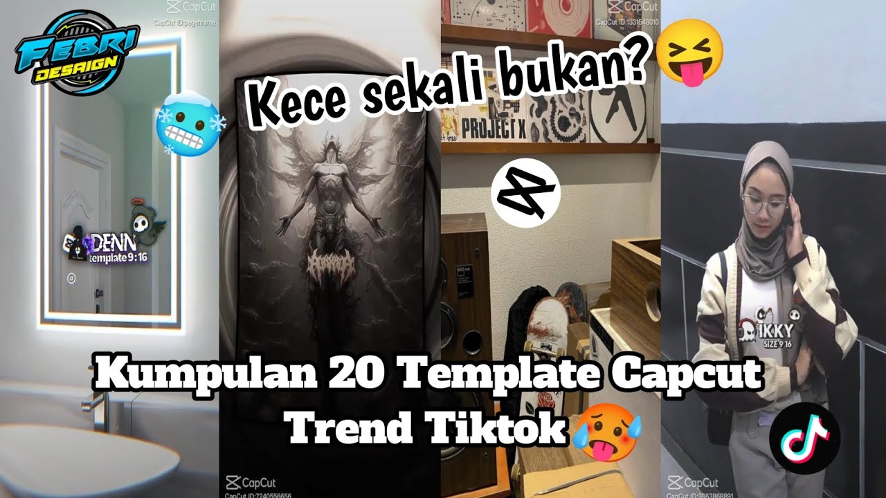Kumpulan 20 Template JJ Viral Terbaru🎟 || Trend TikTok🤩 || Kece sekali ...