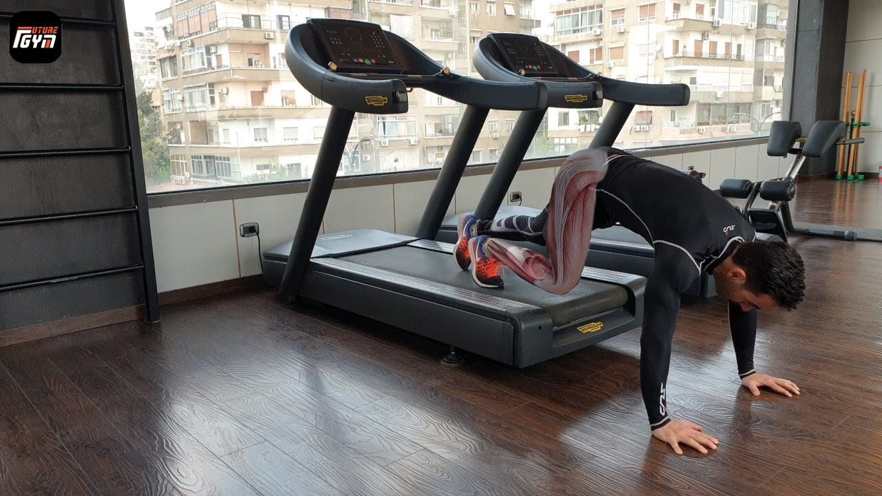 Treadmill Bear Crawl - YouTube