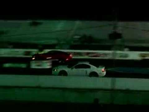 03 cobra terminator vs 06 mustang gt 1/4 mile - YouTube