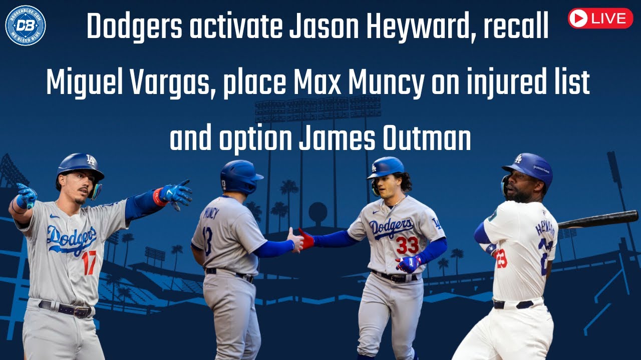 Breaking: Dodgers' Max Muncy injured, James Outman optioned as Jason ...