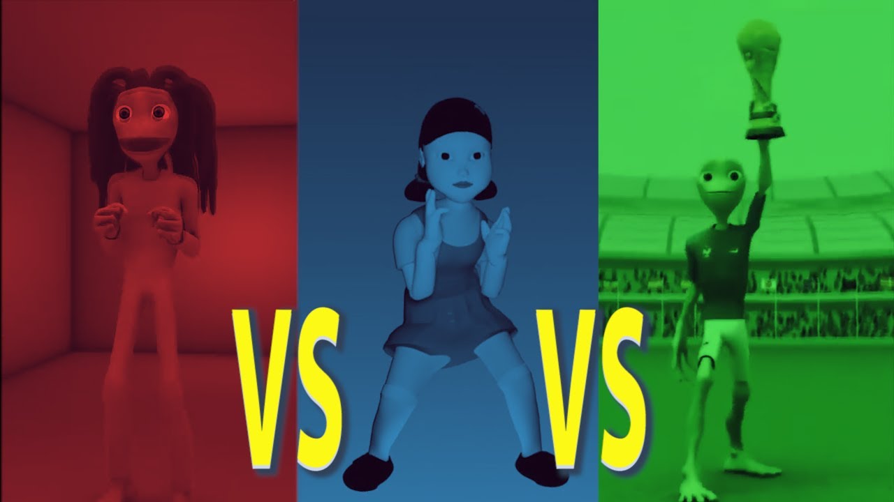 Squid Game vs Me Kemaste vs Lion Alex - Color Dance Challenge, El ...