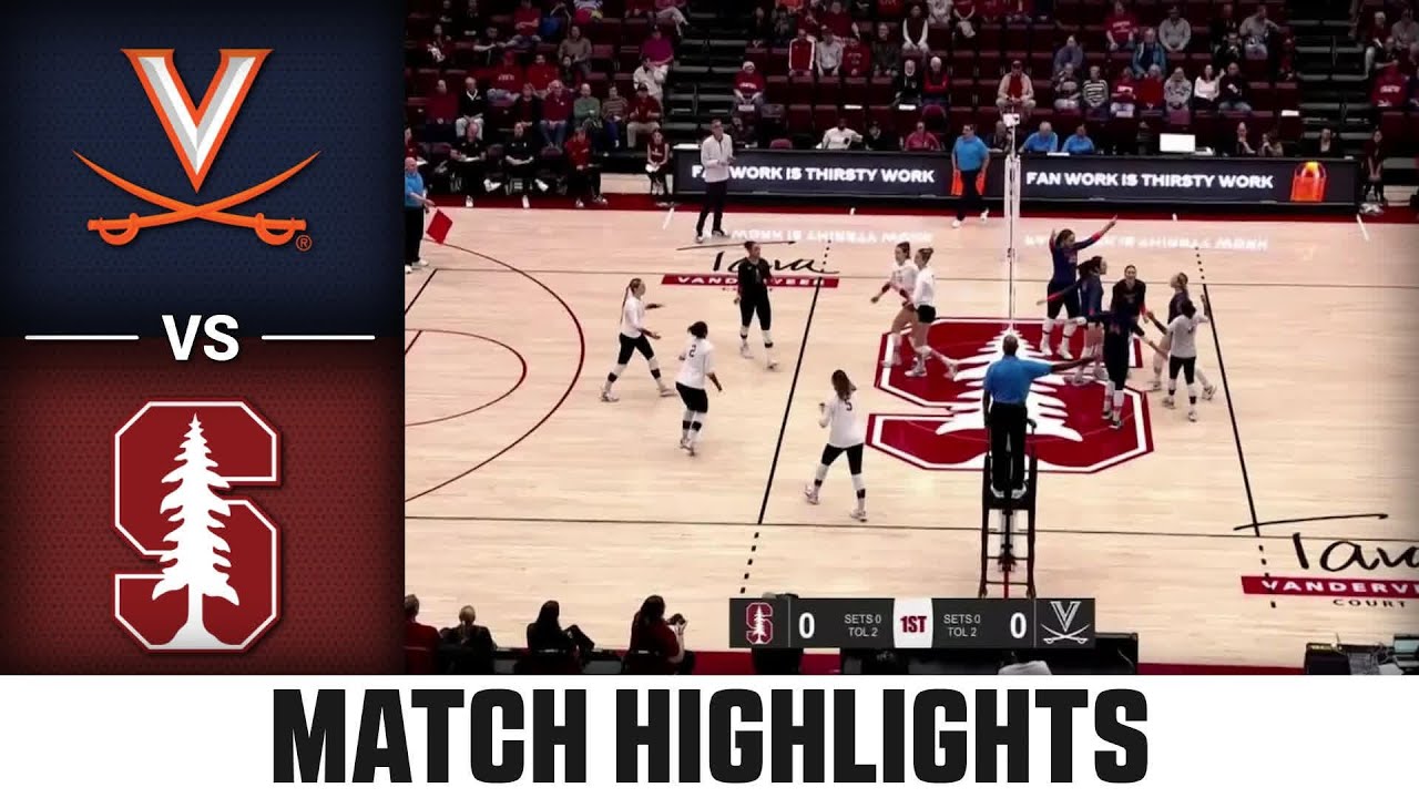 Virginia vs. Stanford Match Highlights | 2024 ACC Volleyball - YouTube