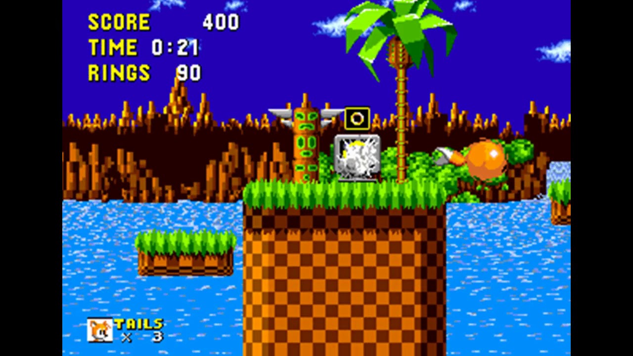 Tails in Sonic The Hedgehog TAS Ring attack improvements - YouTube