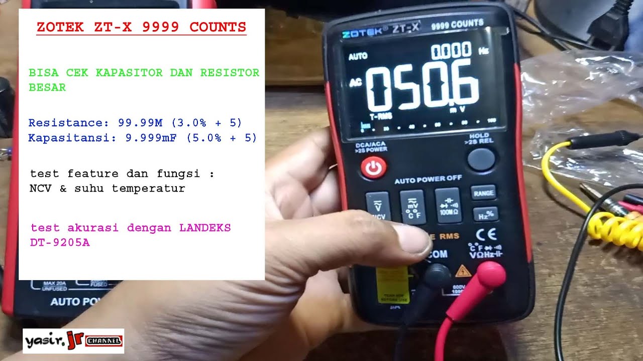 MULTITESTER BAGUS, PINTAR DAN CANGGIH ZOTEX ZT-X ( UNBOXING ) - YouTube