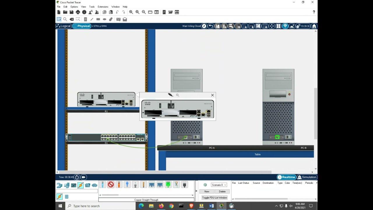 Cisco CCNA v7.0 ITN router and switch network lab 6.4.3.5 2021SP - YouTube