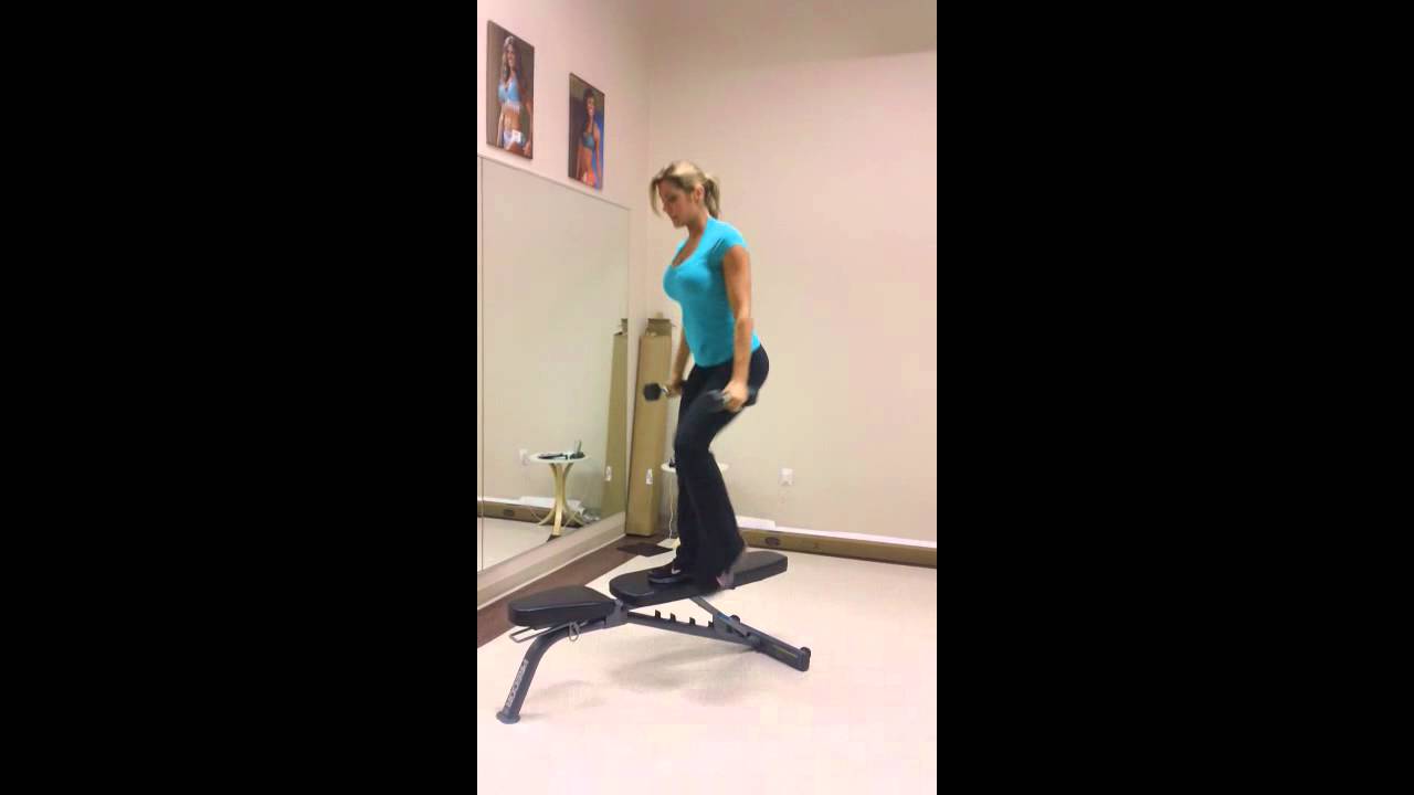 Lateral Bench Step Up - YouTube