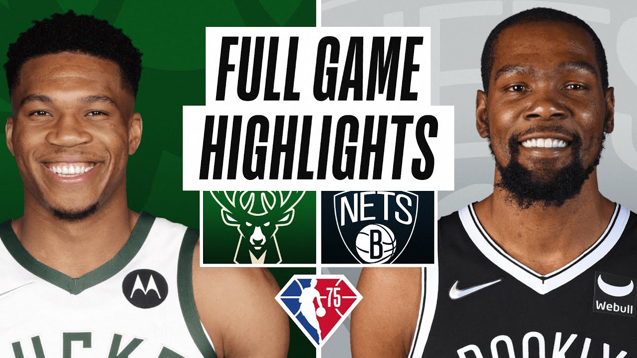BUCKS at NETS | FULL GAME HIGHLIGHTS | January 7, 2022 - YouTube