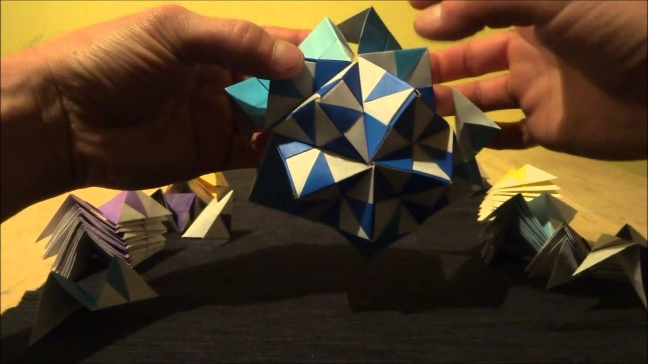 30 pieces Modular Origami - - YouTube