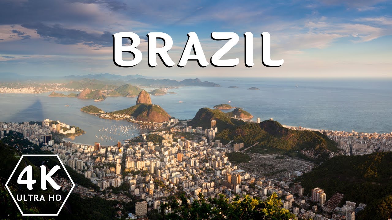 Brazil Drone Footage 4K | Aerial view of Brazil | Brazil city tour ...