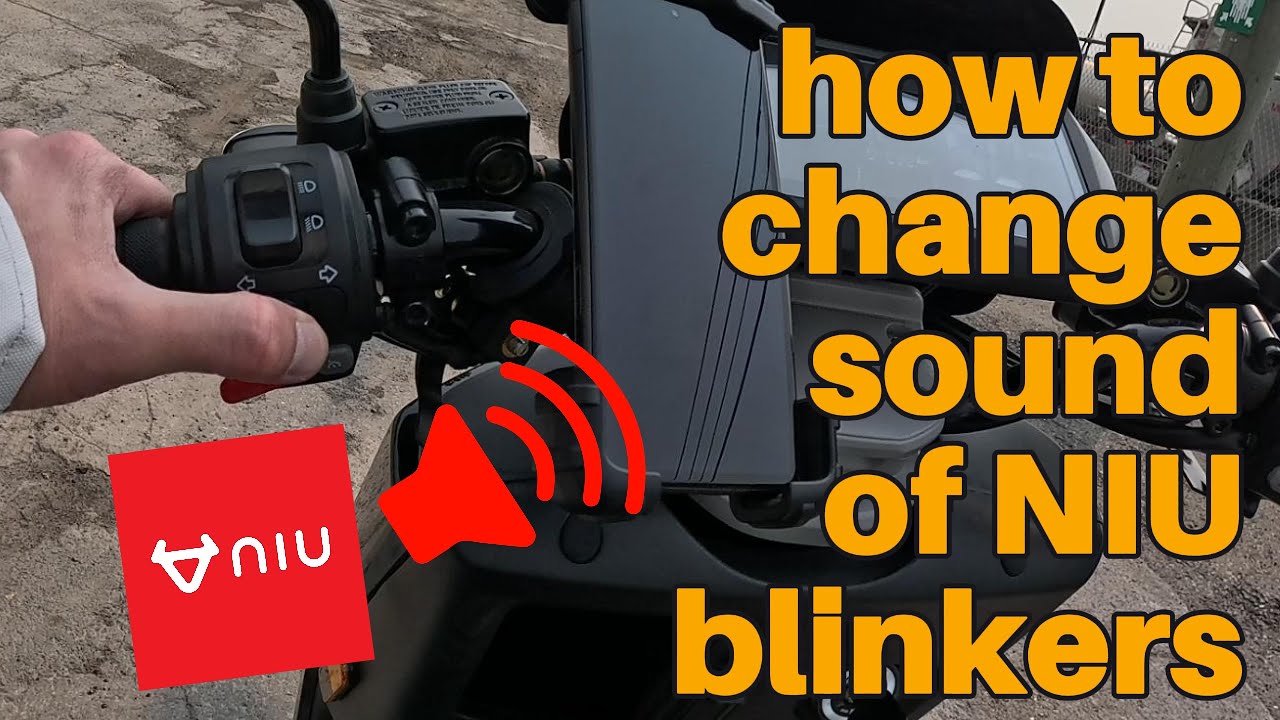 How to Change Your NIU Blinker Sound - YouTube
