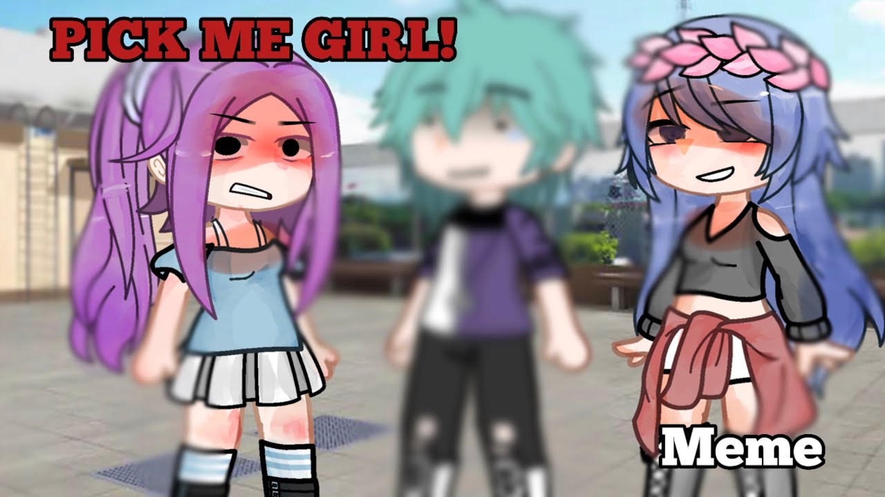 Pick me girl 🥺💕 [ Gacha club] -Scallette boba 🐻 - YouTube