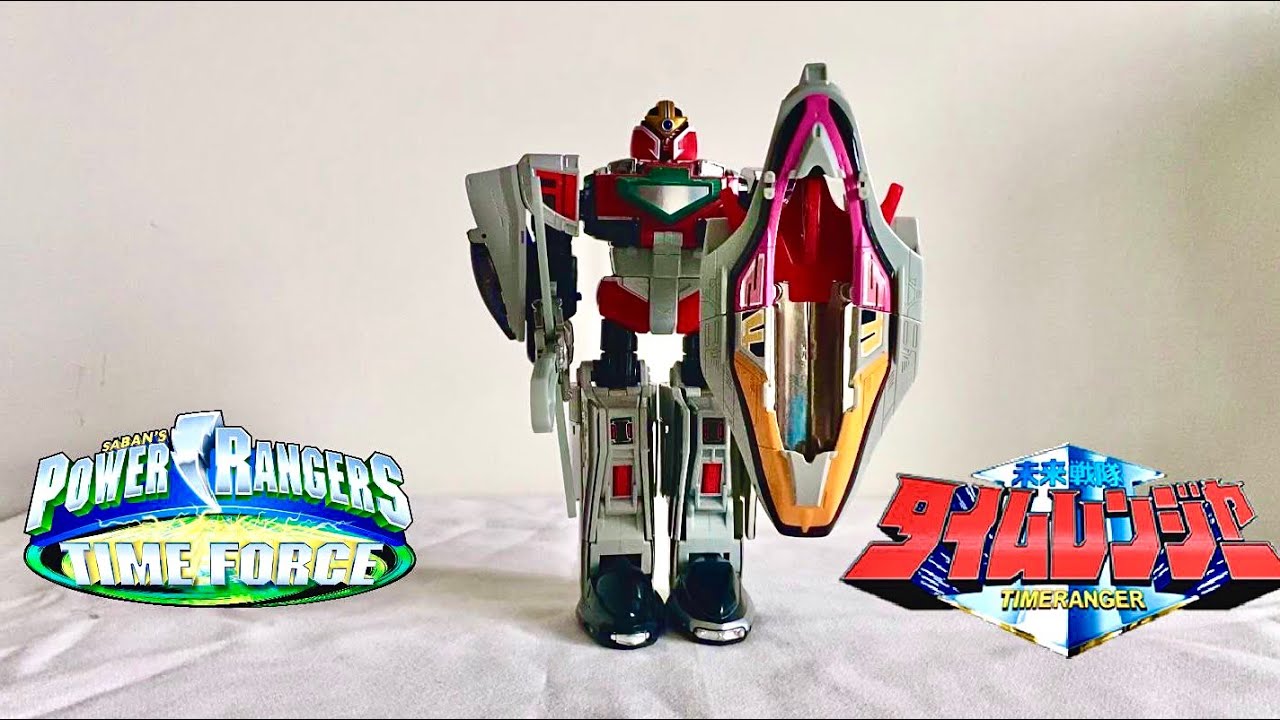 Dx Time Force Megazord/ Time Robo Review - YouTube
