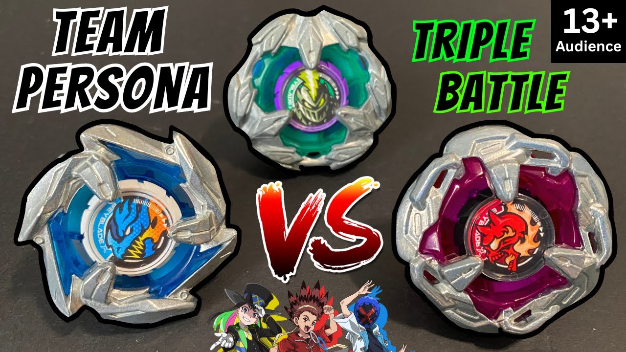 TEAM PERSONA: DranDagger VS HellsChain VS KnightLance | Beyblade X [13 ...