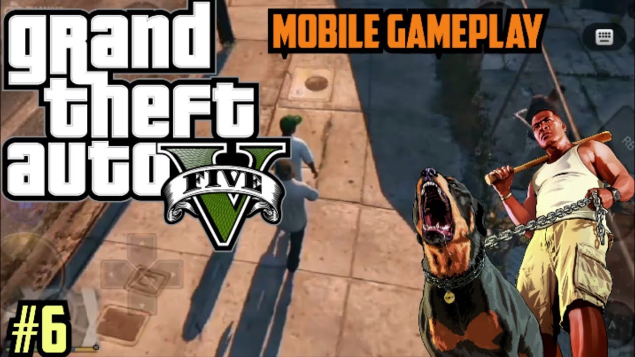 Gta 5 - Mission #6 Chop Gameplay In Chikki Emulator || Gta 5 Gameplay ...