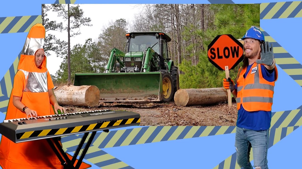 Safety Song for Kids | Tractor Pushing Tree with Handyman Hal - YouTube