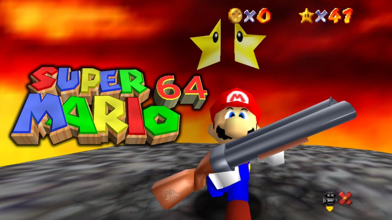 Super Mario 64 S H O T G U N Mod Full Screem 16:9 (Gameplay Android ...