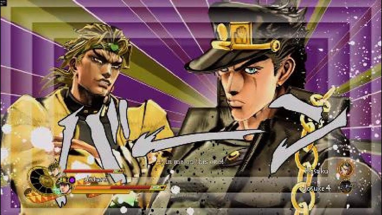 Jotaro & DIO vs Josuke & Kira - YouTube