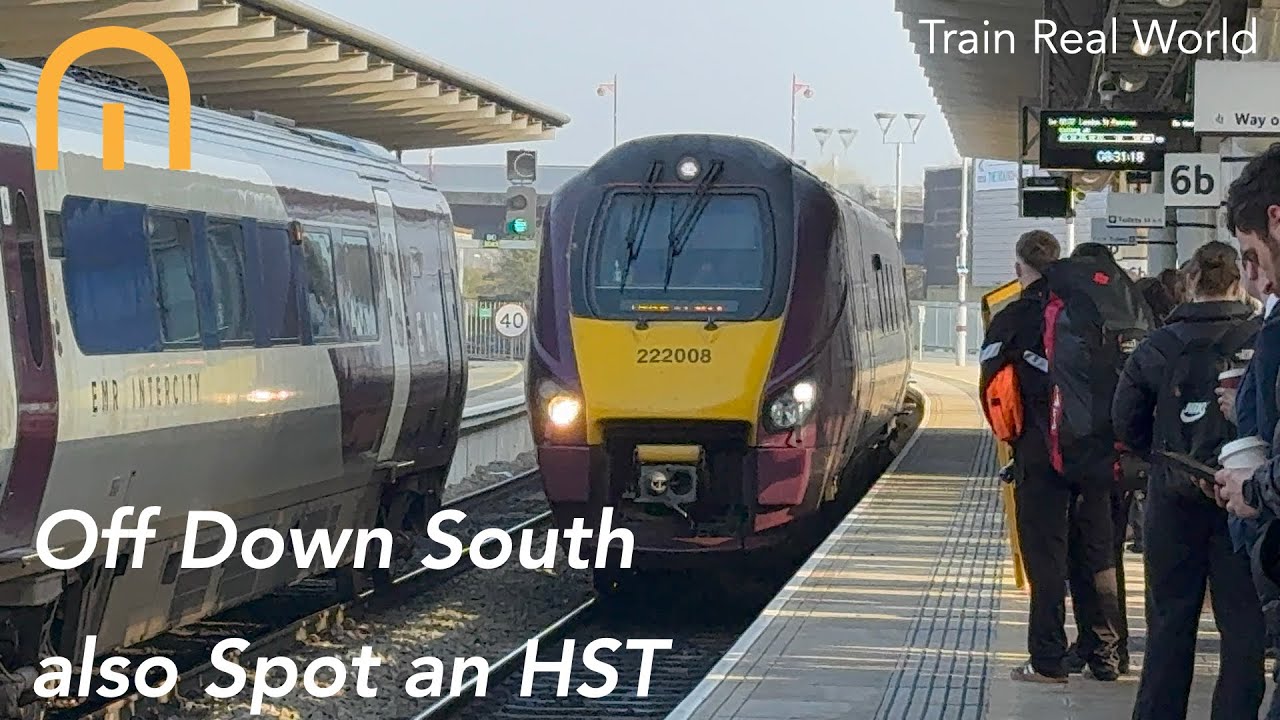 Off Down South - Also Spotted an HST!! - YouTube