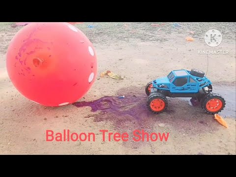 balloon popping car| balloon show🎈learn color |kids video |balloon wala ...