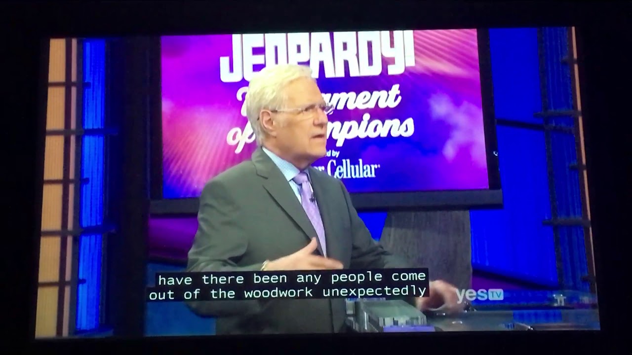 FUNNY Jeopardy chat, Alex gives Las Vegas an idea 😜 Tournament Of ...