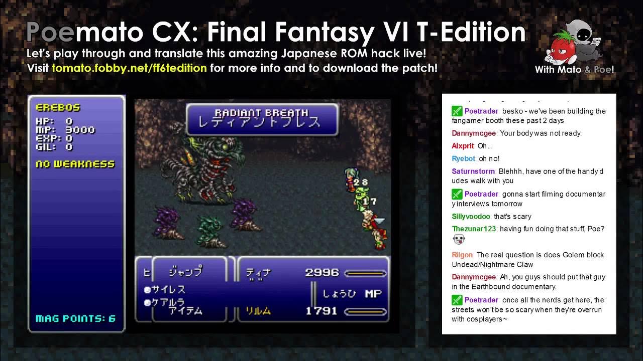 Poemato CX: Final Fantasy VI T Edition #143 - Say Hi to Hidon! - YouTube